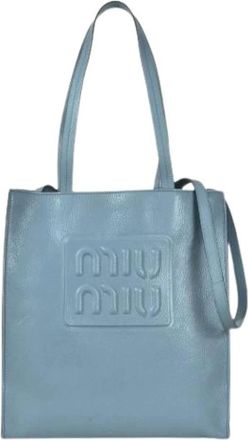 Miu Miu Damen, Pre-Owned, Blau, ONE SIZEGröße