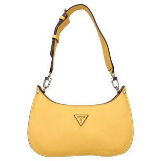 Guess Meridian Schultertasche mit Nieten - - Bags - Damen - Gelb - ONE SIZE