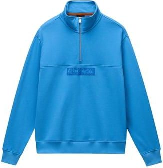 Napapijri Sweatshirt French Terry zipp&eacute; &agrave; logo en coton