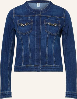 Liu Jo Liu Jo Jeansjacke Mit Schmucksteinen blau