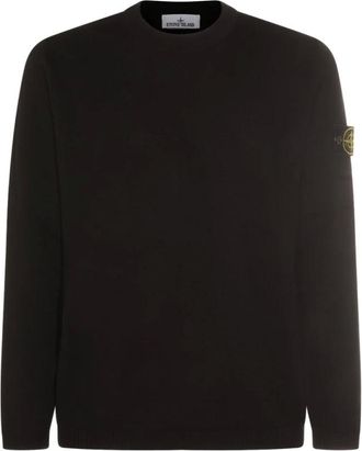 Stone Island Homme, Pulls, Noir, Taille: XL Maille ras du cou
