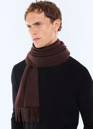 Fursac &Eacute;charpe en laine et cachemire - Taille Unique - Homme
