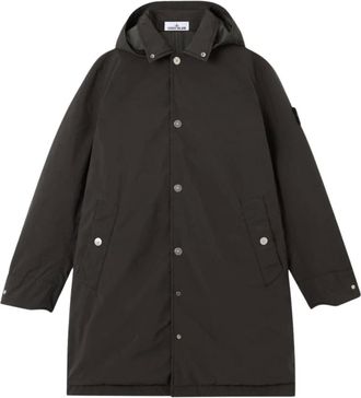 Stone Island Homme, Vestes, Gris, Taille: XL Parka Longue