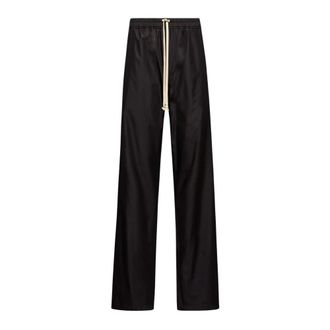 Moncler Gerade geschnittene Taft Hose - - Trousers - Herren - Schwarzk - L