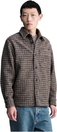 A.P.C. A.p.c. - Baptiste Overshirt - Homme - Vestes - Brun - Taille: L