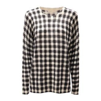 Michael Kors Femme, Pulls, Noir, Taille: 42 FR Pull ras du cou