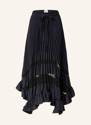 Claudie Pierlot Claudie Pierlot Plisseerock Mit Volants blau