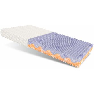 FDM Matratze bella Kaltschaum 7 Zonen Solid Orange Revine Purple Schaum 160x200 21 cm H3 jersey