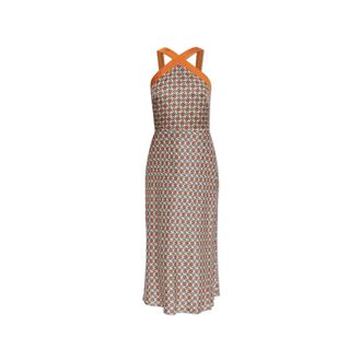 Paul Smith Femme, Robes, Multicolore, Taille: 38 FR Robe Midi &Eacute;paule D&eacute;nud&eacute;e &agrave; Motifs