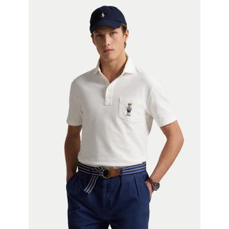 Polo Ralph Lauren Poloshirt 710963818001 Wei&szlig; Custom Fit