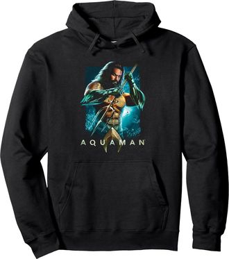 DC Comics Aquaman Movie Trident Pullover Hoodie