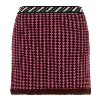 Versace H&auml;kel-Minirock - - Skirts - Damen - Rosa - XS