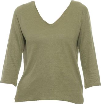 Majestic Filatures Femme, Tops, Vert, Taille: 38 FR Everyday T-Shirt