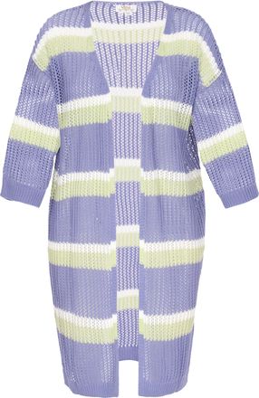 Usha Strickjacke Frauen cremewei&szlig; hellgr&uuml;n blau