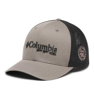 Columbia Casquette unisexe en maille avec logo PFG, fer/noir, taille S/M