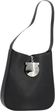 Ferragamo Sac port&eacute; &eacute;paule Pre-owned - Femme - Pre-owned - Noir - Taille: ONE Size