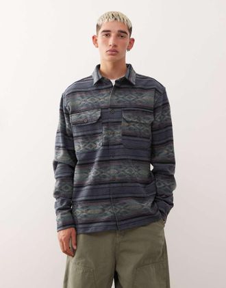 Billabong Offshore - Hemd aus Jacquard-Flanell in Schwarz