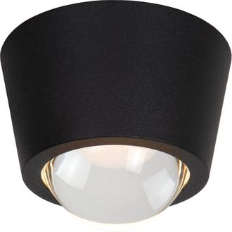 Lucide RIGON - Deckenleuchte - &Oslash; 9 cm - LED - 1x6W 3000K - Schwarz