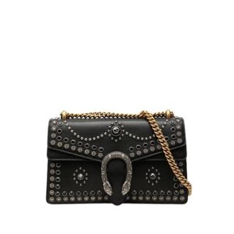 Gucci Sac bandouli&egrave;re vintage doccasion - Femme - Pre-owned - Noir - Taille: ONE Size