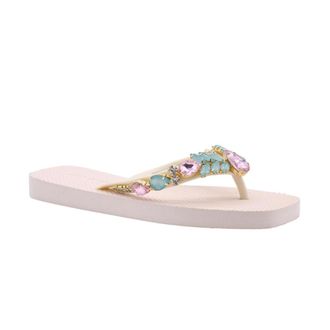 Alma En Pena Portofino Teenslipper - - Shoes - Damen - Beige - 36 EU