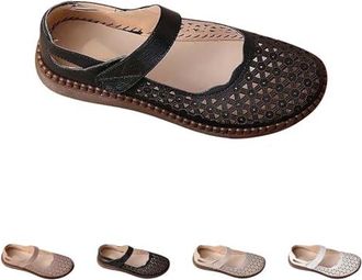 Generico Bilarinas Chaussures plates d&eacute;t&eacute; confortables pour femme Slip on mi-saison Barefoot &Eacute;l&eacute;gents Classique, Ballerines sans lacets Pretty Antid&eacute;rapantes C