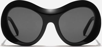 Dolce & Gabbana Re-edition Sunglasses - Frau Neuheiten Black Acetat Onesize