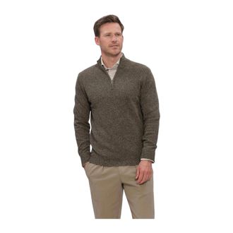 Profuomo Pull &agrave; demi-zip - Homme - Sweatshirts et sweats &agrave; capuche - Brun - Taille: XL