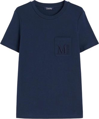 Max Mara Femme, Tops, Bleu, Taille: 40 FR Robe de Mode en Bois Bleu Fonc&eacute;