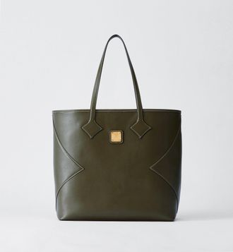 MCM Dia Shopper aus Nappaleder BEECH LEATHER