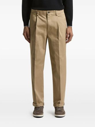 PESERICO pantalon à opinces - Tons neutres