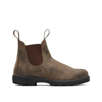 Blundstone Homme, Chaussures, Brun, Taille: 42 1/2 EU Bottes Chelsea Classiques en Marron Rustique