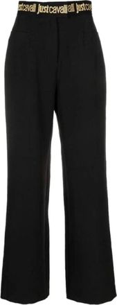 Just Cavalli Femme, Pantalons, Noir, Taille: 34 FR Pantalone