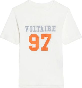 Zadig&Voltaire Femme, Tops, Blanc, Taille: 38 FR T-shirt Boo