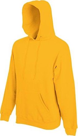 Fruit Of The Loom Classic Sweat &agrave; capuche 62-208-0 Jaune tournesol 34 - M, Jaune tournesol., M