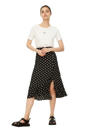 Trendyol Damen Multi-coloured Patterned Fried Skirt, Mehrfarbig, S EU