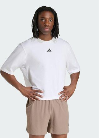 adidas Technisches T-Shirt D4T Primelift KT1653 Wei&szlig; Regular Fit