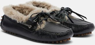 Brunello Cucinelli Chaussures bateau Monili en cuir