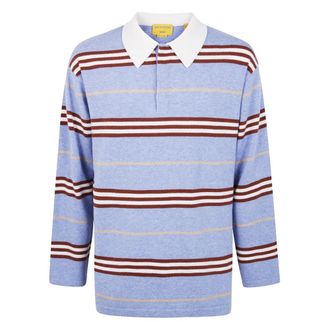 Guest In Residence Gestreiftes Rugby-Poloshirt - - Tops - Herren - Blau - M