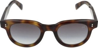 Dunhill Homme, Accessoires, Brun, Taille: 46 MM Heritage Hobnail Acetate Round Lunettes de soleil