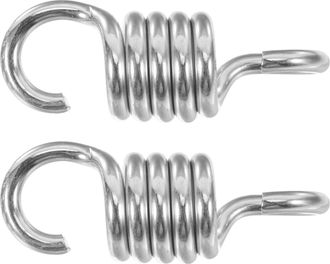 OSALADI 2 St&uuml;ck Schwerlast Schaukelfedern aus Stahl 95mm Rostbest&auml;ndig f&uuml;r H&auml;ngematten H&auml;ngesessel Im Au&szlig;enbereich