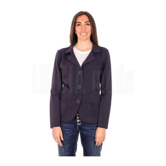 Alpha Studio Jersey Cardigan f&uuml;r Damen - - Jackets - Damen - Blau - 2XL
