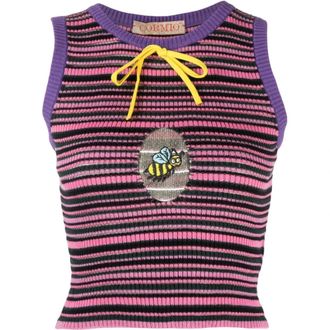 Cormio &Auml;rmellose Spitzen - - Tops - Damen - Rosa - S