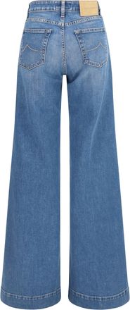 Jacob Cohen Wide-Leg Cotton Jeans - Blue