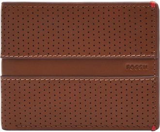 Fossil Mens Sport Tourer Bi-Fold Wallet, Brownie, 11.1cm L × 1.91cm W × 8.89cm H