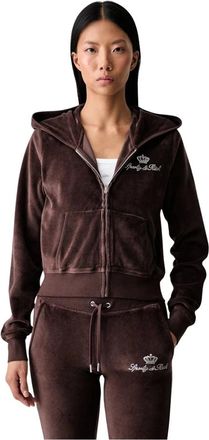 Sporty & Rich Damen, Sweatshirts & Hoodies, Braun, LGr&ouml;&szlig;e