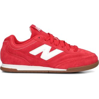 New Balance Rote Wildleder Low Top Sneakers - - Shoes - Damen - Rot - 37 EU