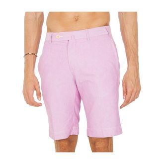 Hackett Homme, Shorts, Violet, Taille: W32 Short Bermuda Violet avec Bouton et Fermeture Éclair