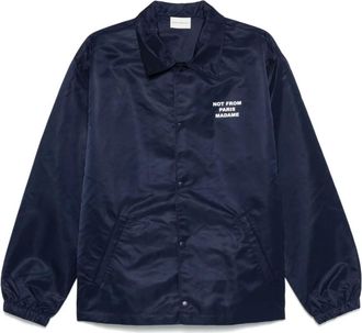 Dr&ocirc;le de Monsieur Homme, Vestes, Bleu, Taille: XL La Veste Slogan