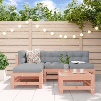 vidaXL 5-tlg. Garten-Lounge-Set Massivholz Douglasie vidaXL