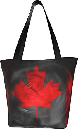 AOOEDM Canada Maple Leaf Tote Bag Femmes Capacit&eacute; &Eacute;paule &Eacute;picerie Sacs